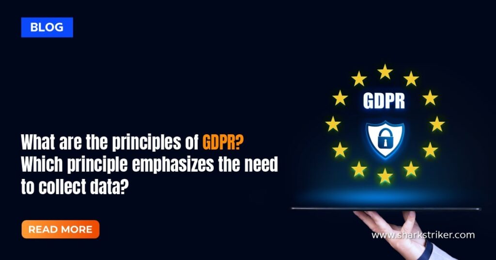 What are the key principles of GDPR? - SharkStriker
